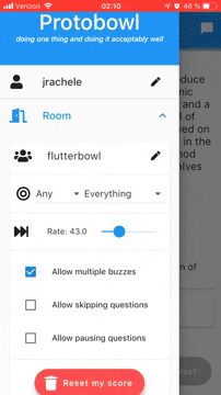 GitHub - jrachele/protobowl-mobile: Real-time Trivia Application. Uses ...
