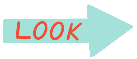 Look Arrow Sticker for iOS & Android | GIPHY