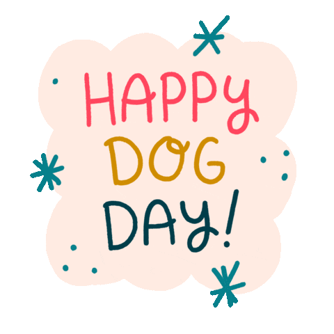 Internationaldogday Sticker by Kaila Elders for iOS & Android | GIPHY
