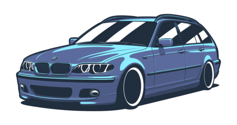 3 Series Car Sticker for iOS & Android | GIPHY