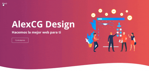 Crea una LANDING PAGE animada desde 0 [HTML, CSS, JS] ️ - AlexCG Design | Blog