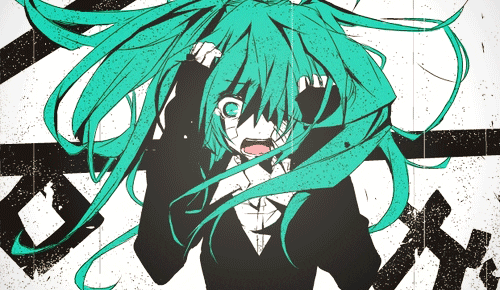 Hatsune Miku Horror GIF - Find & Share on GIPHY