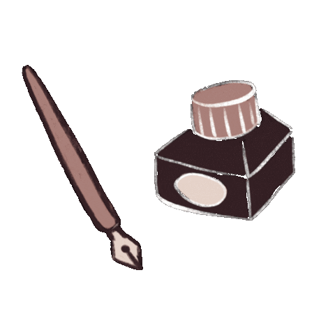 Ink Calligraphy Sticker by Thirsty For Art for iOS & Android | GIPHY