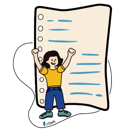 Student Studying Sticker by TU Delft for iOS & Android | GIPHY