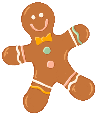 Gingerbread Man Cookie Sticker for iOS & Android | GIPHY