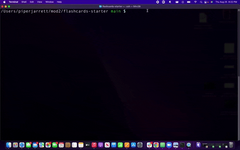 GitHub - piperjarrett/flashcards: Flashcards starter kit