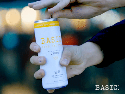 Seltzer GIF by DrinkBasic - Find & Share on GIPHY