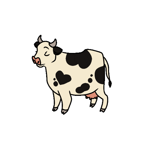 Cow Farm Sticker for iOS & Android | GIPHY