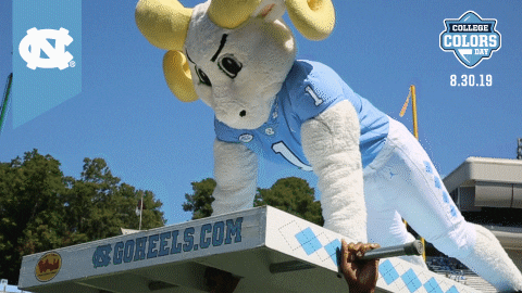 College Sports Unc GIF by College Colors Day - Find & Share on GIPHY