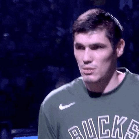 Fiserv Forum Reaction GIF by Milwaukee Bucks - Find & Share on GIPHY