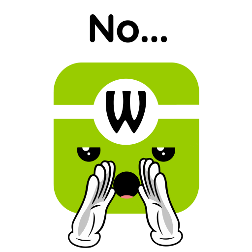 No Way Sticker by Wakuliner for iOS & Android | GIPHY