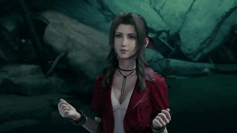 My first post. Aerith cutest moment in gif. She is just so adorable ...