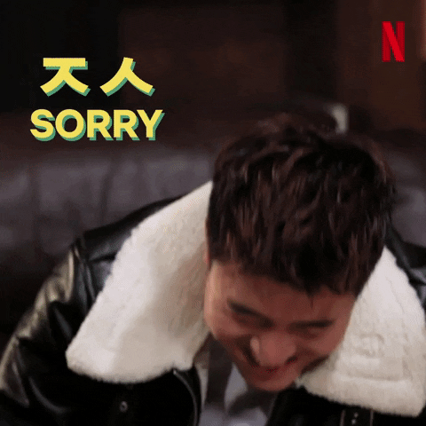 Sorry Netflix GIF by Busted! - Find & Share on GIPHY