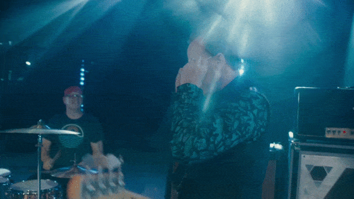 Keanu Reeves Air Guitar GIF by Weezer - Find & Share on GIPHY