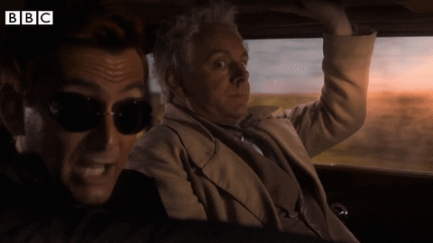 Scared David Tennant GIF by BBC - Find & Share on GIPHY