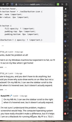 Firefox userChrome.css mod with Sideberry addon : r/FirefoxCSS