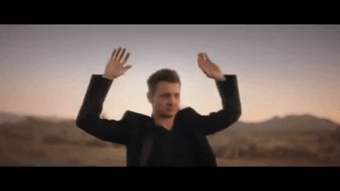 Give Up Surrender GIF by Jeremy Renner - Find & Share on GIPHY
