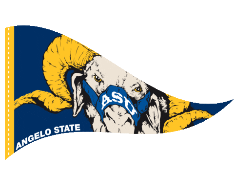 Flags Rams Sticker by Angelo State University for iOS & Android | GIPHY