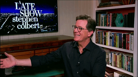 Stephen Colbert Hug GIF by The Late Show With Stephen Colbert - Find ...