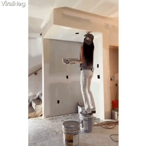 Painting GIF by ViralHog - Find & Share on GIPHY