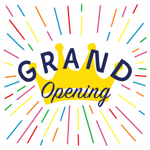 Crown Grand Opening GIF by King of Pops - Find & Share on GIPHY