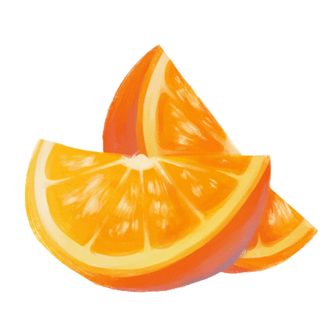 Orange Fruit Sticker for iOS & Android | GIPHY