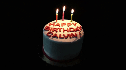 Birthday Cake Running GIF by HappyBirthdayCalvin - Find & Share on GIPHY