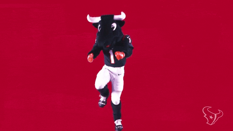 Toro Dancing GIF by Houston Texans - Find & Share on GIPHY