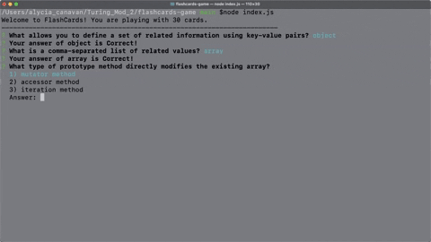 GitHub - alyciacan/flashcards-game: Flashcards Game