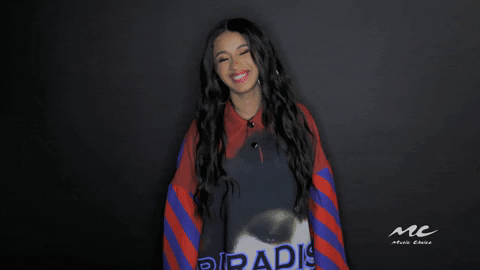 Cardi B Ok GIF by Music Choice - Find & Share on GIPHY