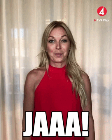 Ja Yes GIF by TV4 - Find & Share on GIPHY