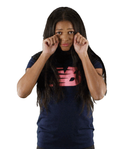 Sad Gabby Thomas Sticker by New Balance for iOS & Android | GIPHY