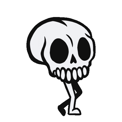 Skull Bones Sticker by NicholasDanger for iOS & Android | GIPHY