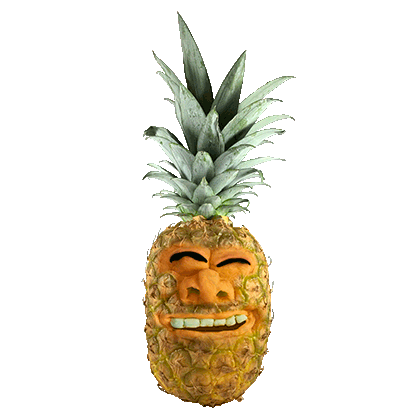Pineapple Plantation Smile Sticker by kind kine for iOS & Android | GIPHY