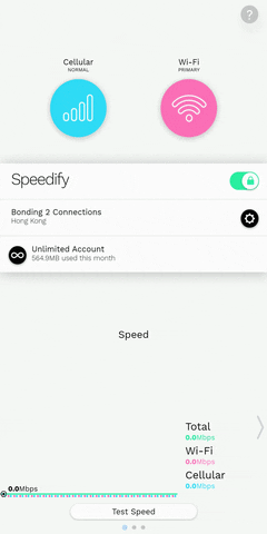 Settings: Session - Speedify Mobile
