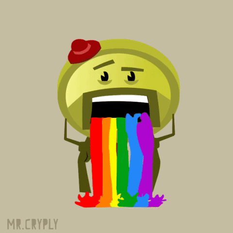 Vomit Rainbow Gif
