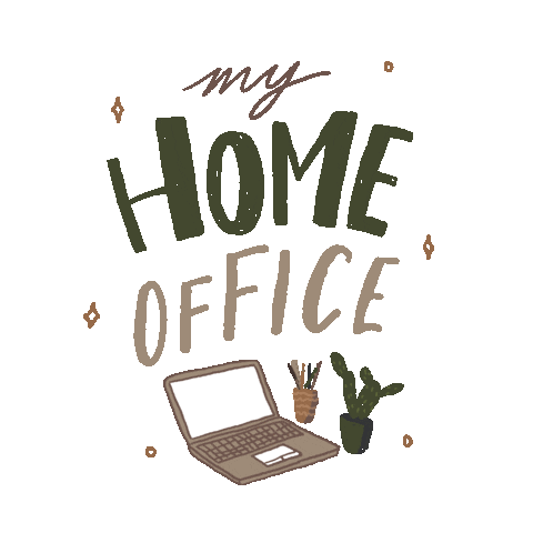 Home Office Sticker by KAMI for iOS & Android | GIPHY