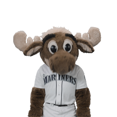 Seattle Mariners Mariner Moose Sticker by MLB for iOS & Android | GIPHY