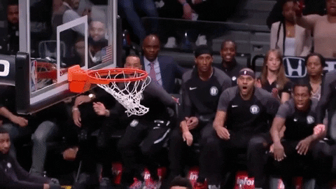 Happy Brooklyn Nets GIF by ESPN - Find & Share on GIPHY