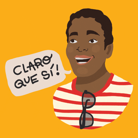 Happy Spanish GIF by Denyse® - Find & Share on GIPHY