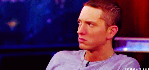 Eminem Laughing Gif