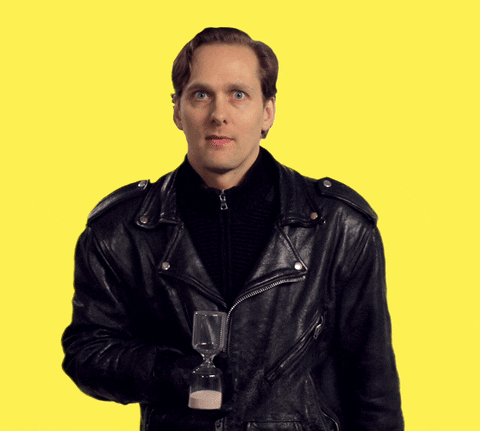Time Is Running Out Leather GIF by Originals - Find & Share on GIPHY
