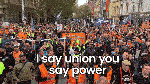 Australian Unions GIF - Find & Share on GIPHY