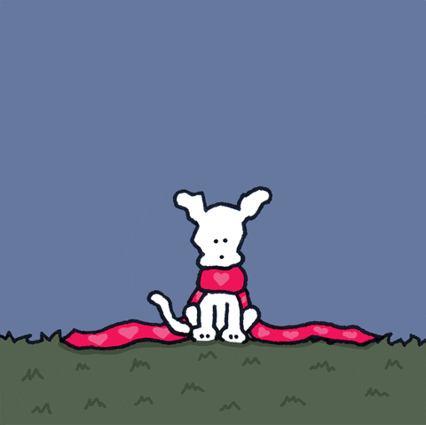 Wind Scarf GIF by Chippy the Dog - Find & Share on GIPHY