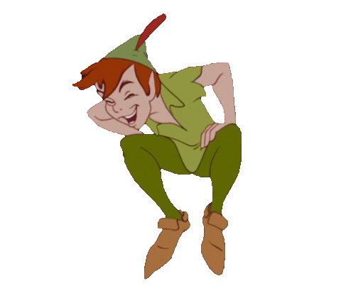 Peter Pan Lol Sticker by Disney Europe for iOS & Android | GIPHY