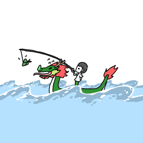 Dragon Boat Sticker by nothingwejun for iOS & Android | GIPHY