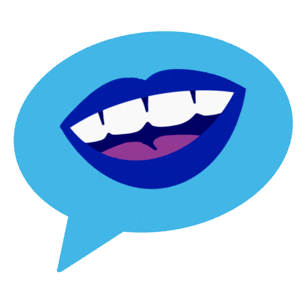 Mouth Speak Sticker by o2_deutschland for iOS & Android | GIPHY