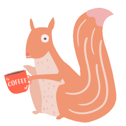 Happy Coffee Sticker by Cansin Konca for iOS & Android | GIPHY