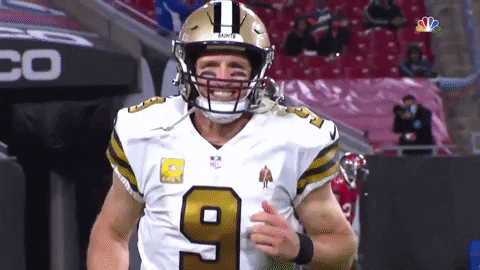 Drew Brees GIF by New Orleans Saints - Find & Share on GIPHY