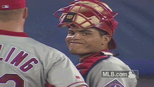 Rodriguez Pudge GIF by MLB - Find & Share on GIPHY
